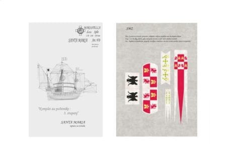 Modellino Santa Maria - Model Ship Kits Shop By Maris Stella