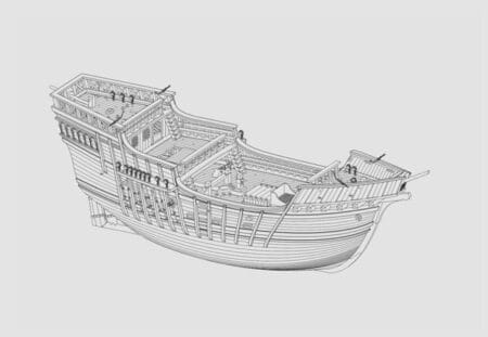 Modellino Santa Maria - Model Ship Kits Shop By Maris Stella