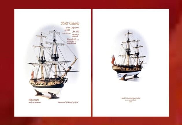 HMS Ontario Model Ship Kit – 1:48 Premium Wooden Model - Model Ship ...