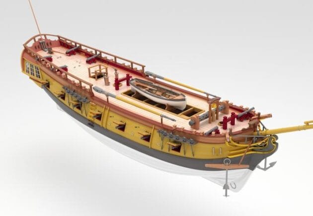 HMS Ontario Model Ship Kit – 1:48 Premium Wooden Model - Model Ship ...